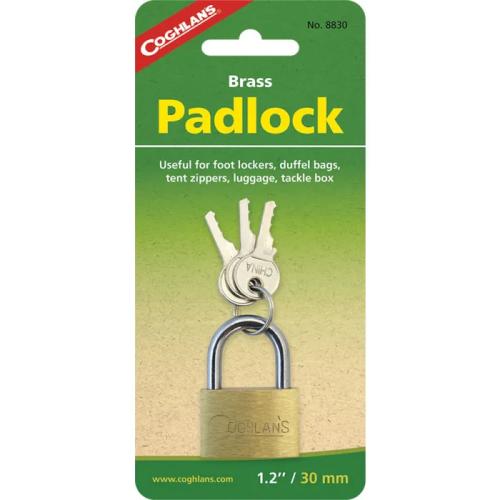 Coghlan Brass Padlock 30mm - D&R Sporting Goods Coghlan Brass Padlock 30mm - D&R Sporting Goods